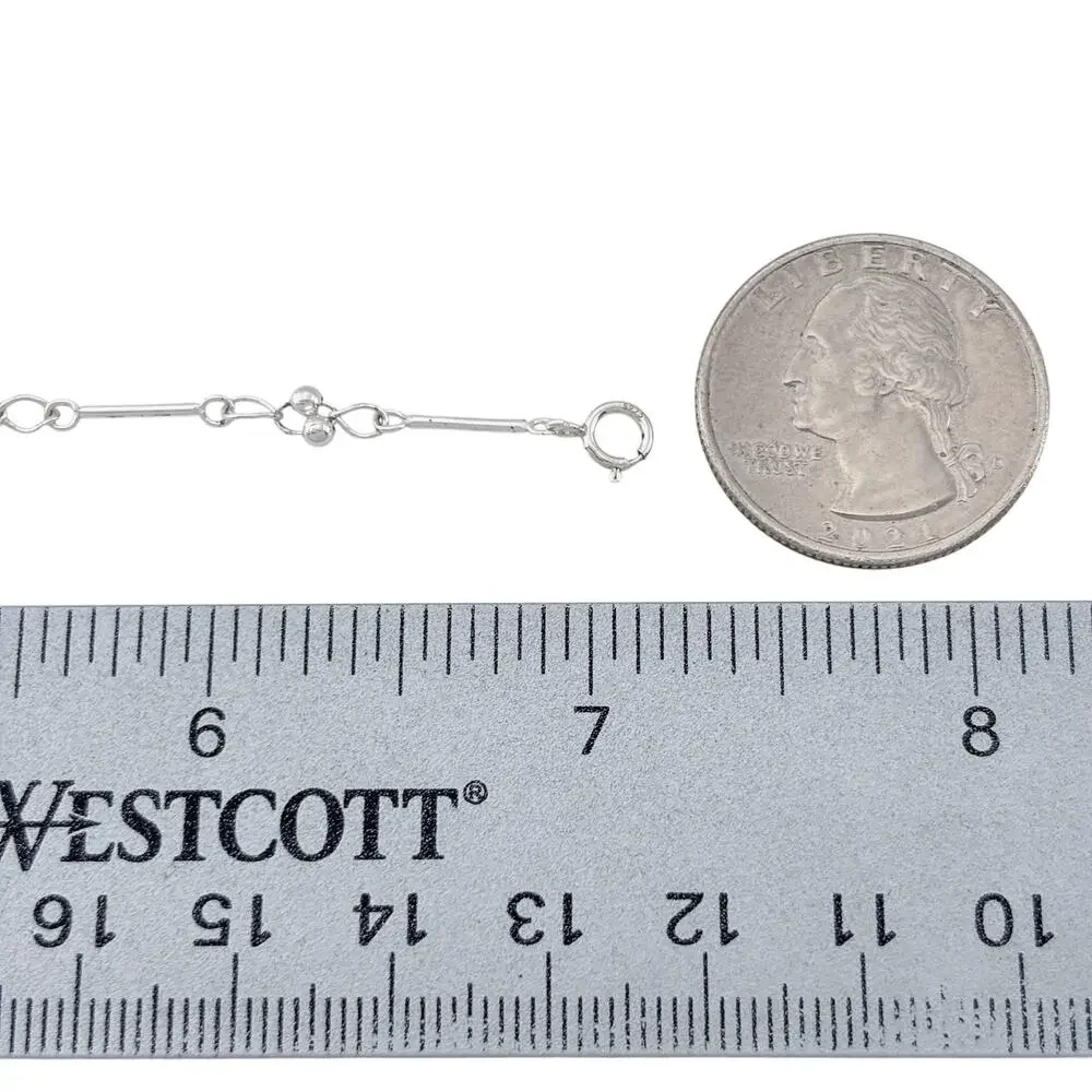 Unbranded | Jewelry | Vintage Sterling Silver 925 Bar Link Bracelet 7 ...